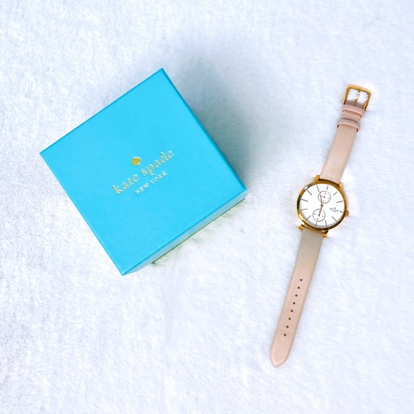 kate spade | Accessories | New Kate Spade Gold Tone Watch With Dust ...